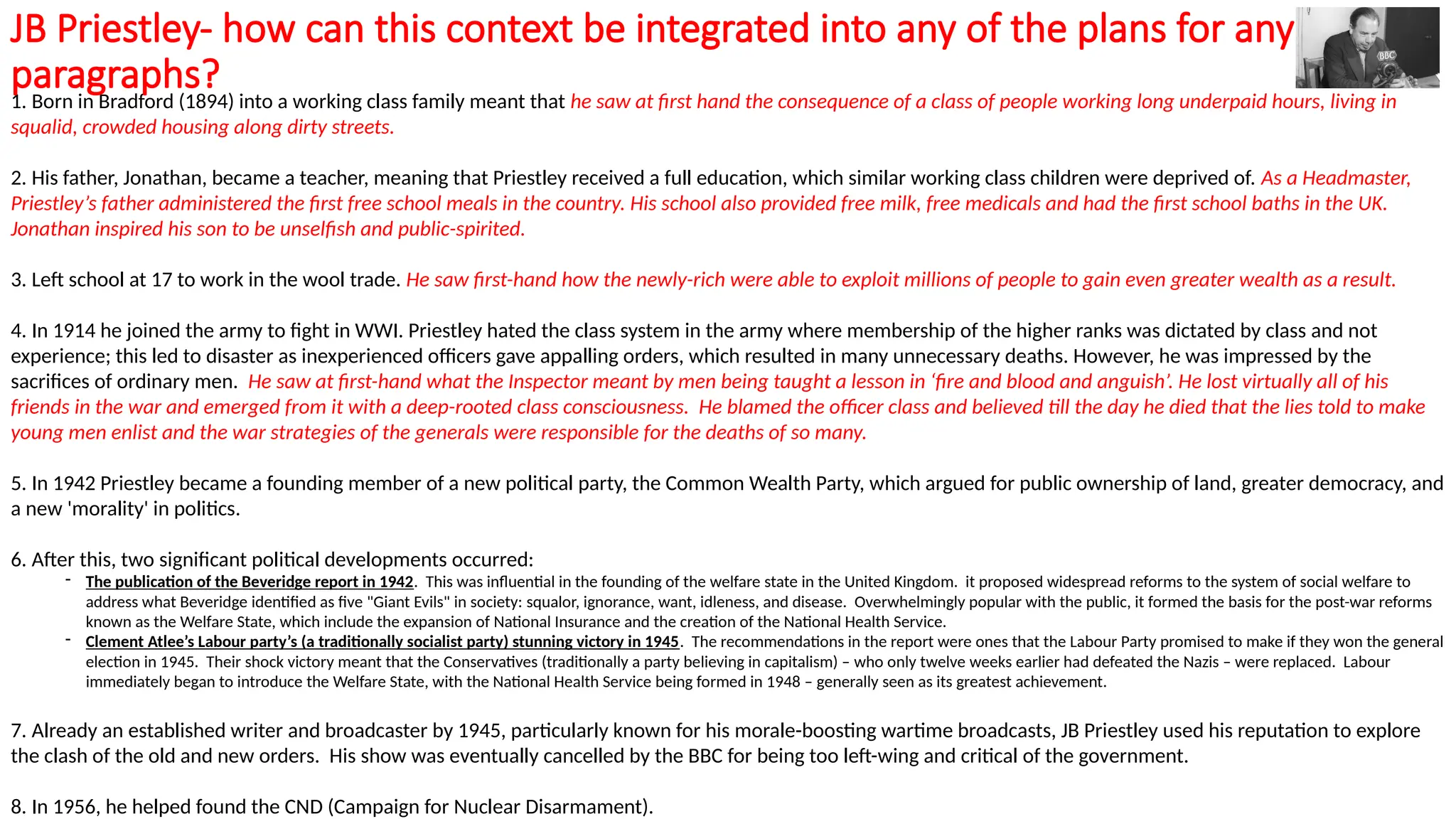 Essay-plans-for-An-Inspector-Calls PowerPoint | PPTX