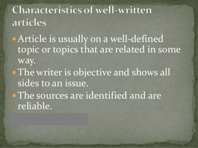 steps of article writing | PPT