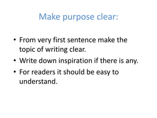 steps of article writing | PPT