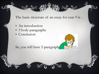 ESSAY STRUCTURE YR9 | PPT