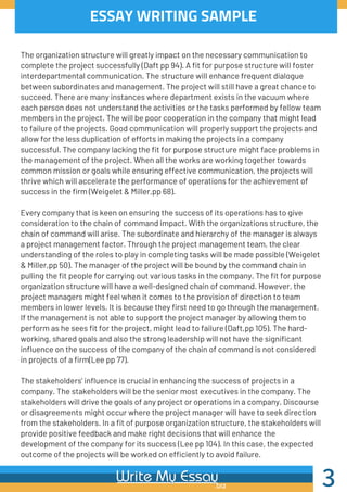 Essay Writing Samples | PDF
