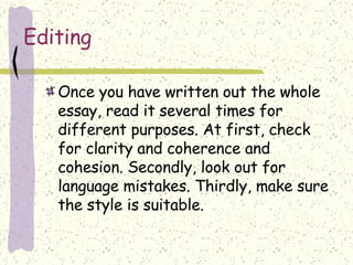 Essay Writing | PPT