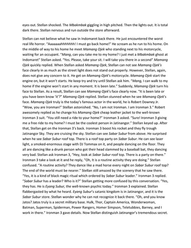 A Thousand Words Essay by Muhammad Al Ghifari | DOCX