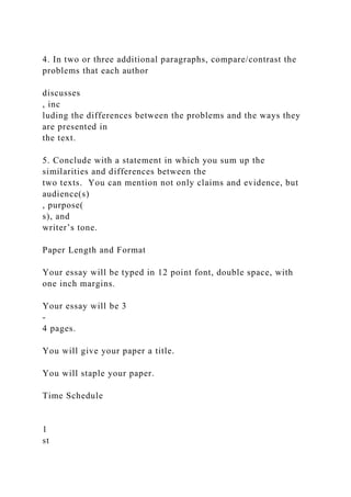 Essay 1 – Comparing Two Arguments – Linguistics 94PromptFor .docx