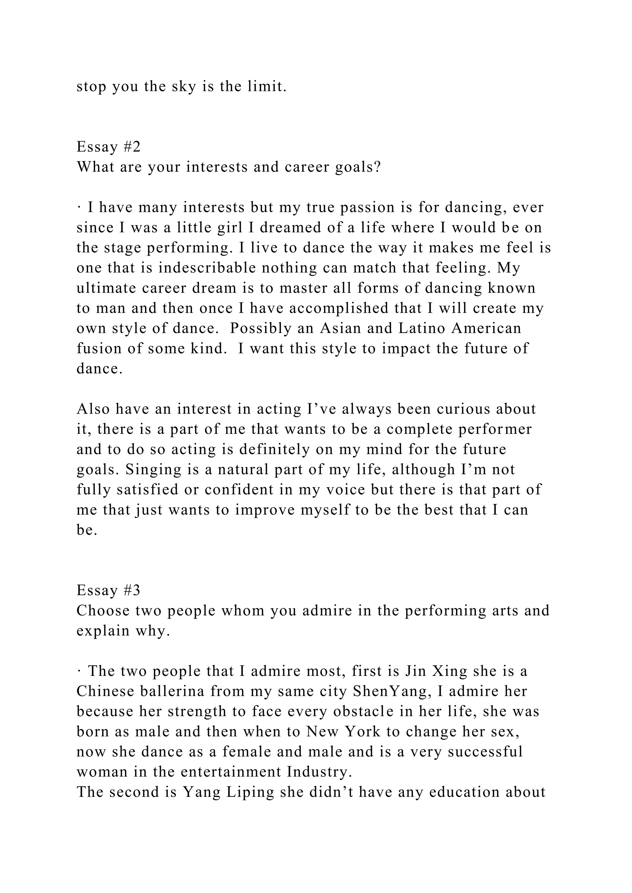 Essay #1Describe a challenging experience in your life and what .docx