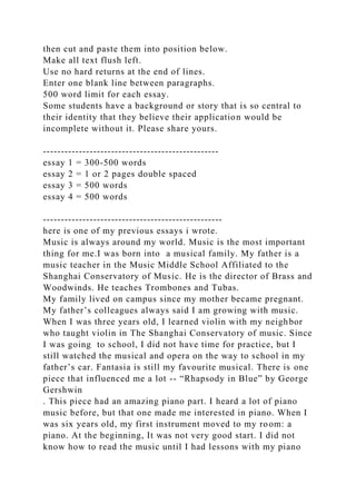 Essay1Describe your educational and professional goals and tell .docx