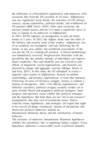 Essay 2 ir international relations theory.professo | PDF