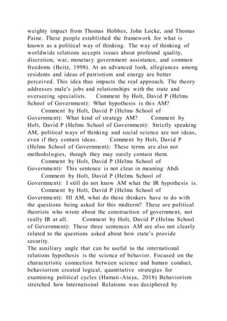 Essay 2 ir international relations theory.professo | PDF