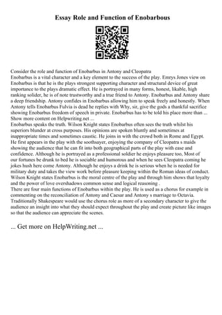 Essay 3A By Hugh Gallagher | PDF