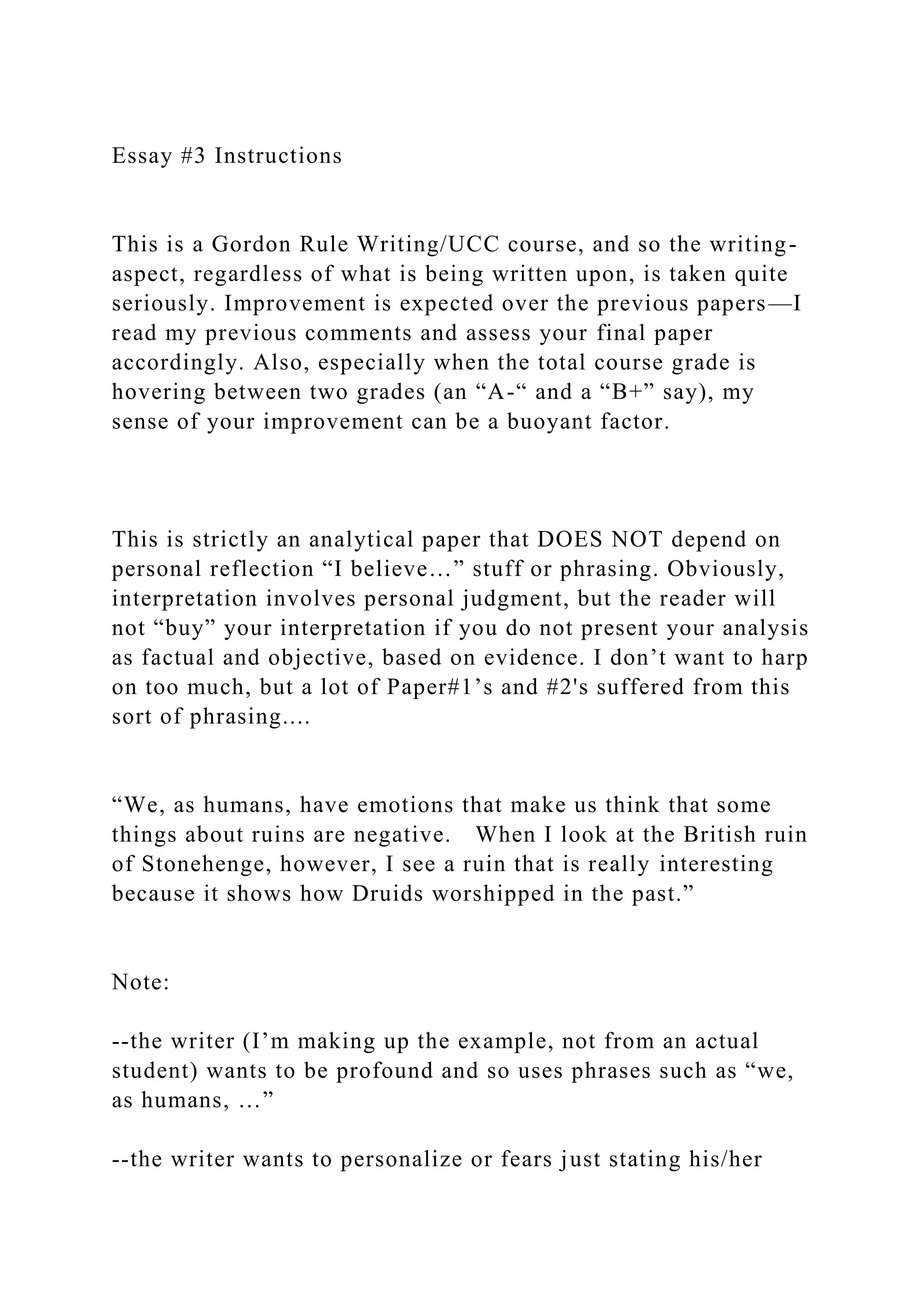 Essay #3 InstructionsThis is a Gordon Rule WritingUCC course,.docx