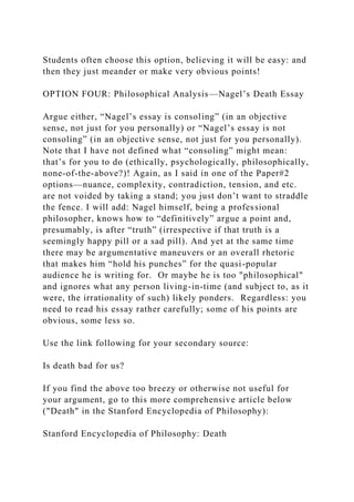 Essay #3 InstructionsThis is a Gordon Rule WritingUCC course,.docx ...