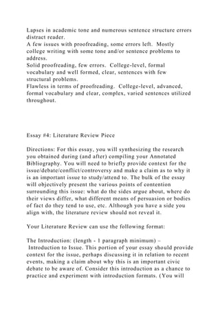 Essay #4 Engaging in Civic DebatesResearch-based Persuasive Arg.docx