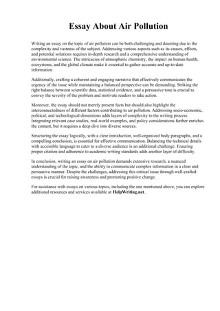 Essay About Air Pollution.pdf