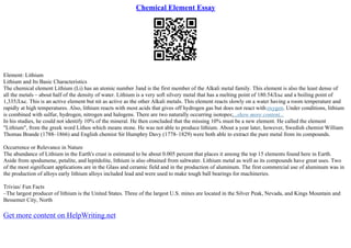 Essay About Chemistry | PPT