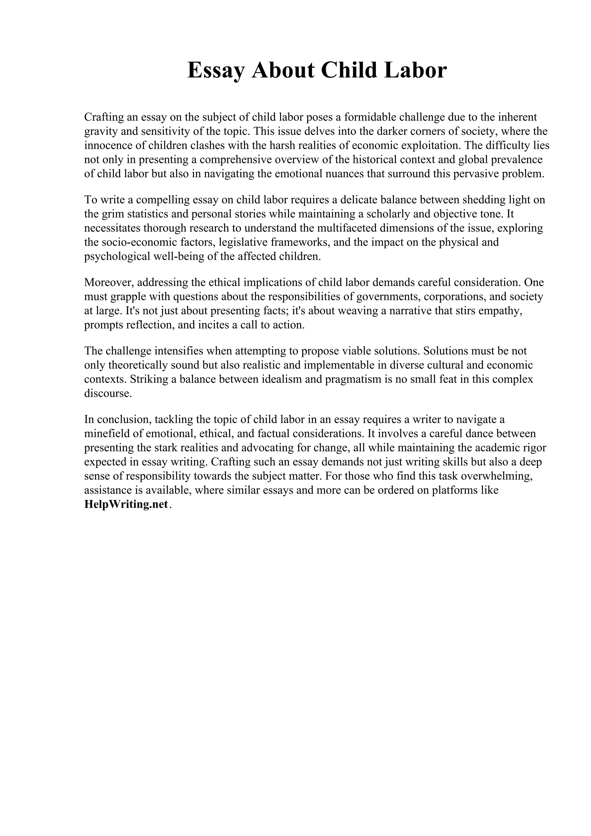 Essay About Child Labor.pdf