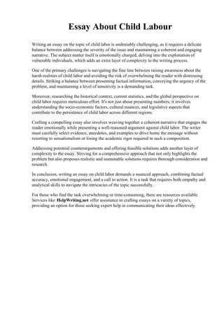 Essay About Child Labour.pdf