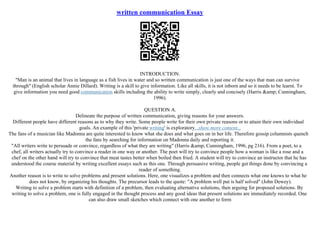 Essay About Communication | PPT