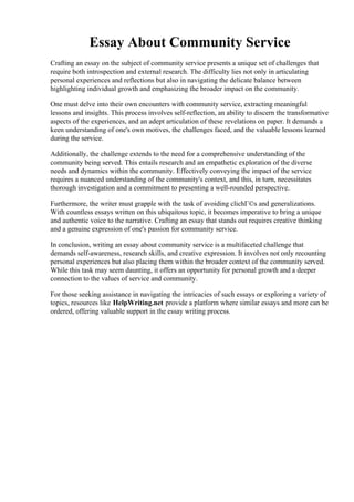 Essay About Community Service.pdf