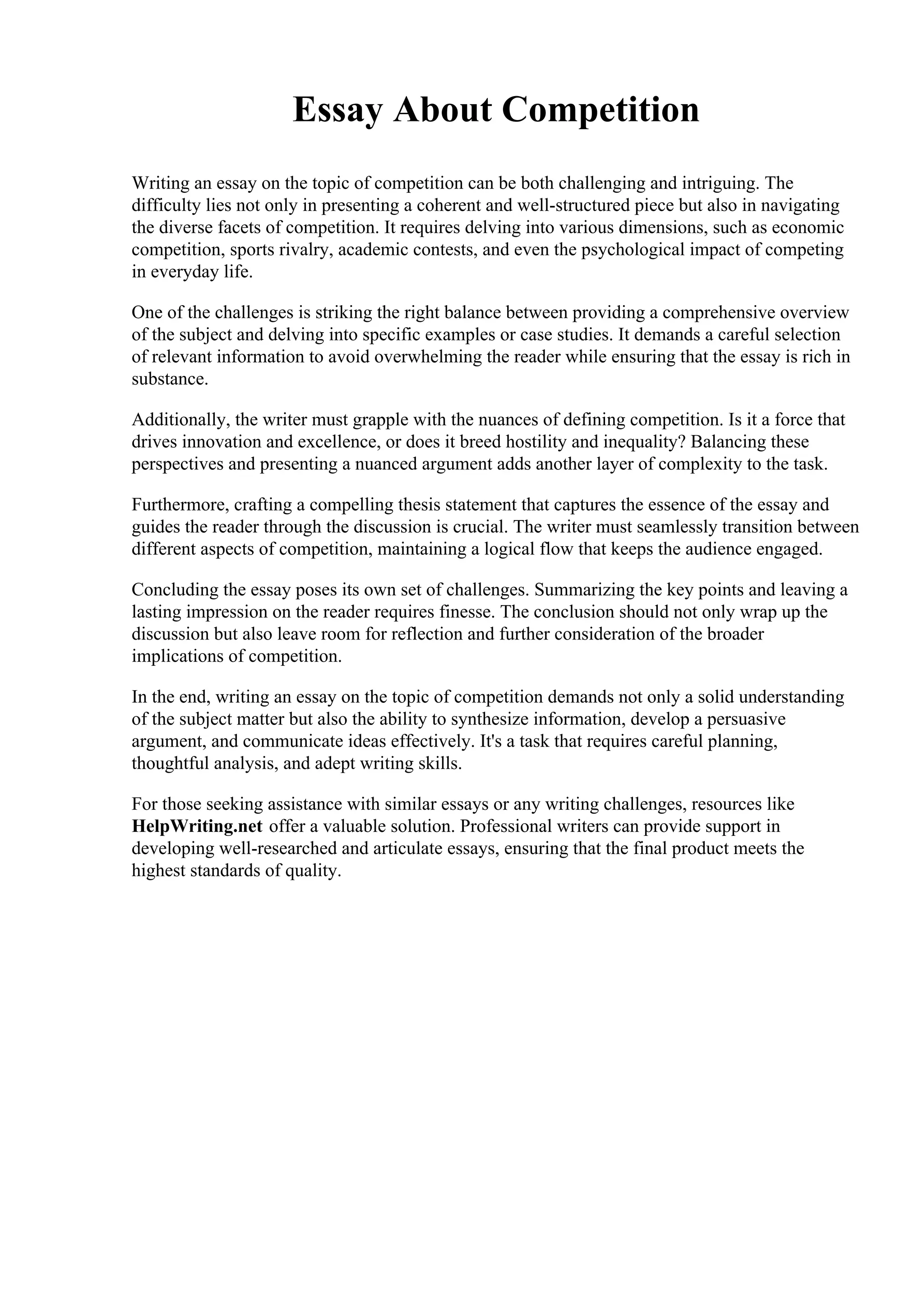 Essay About Competition.pdf