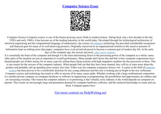 Essay About Computers | PPT
