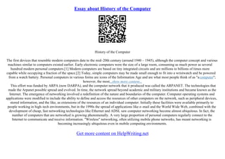 Essay About Computers | PPT