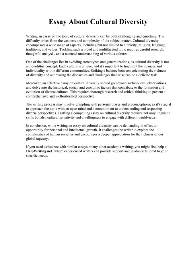 Essay About Cultural Diversity.pdf