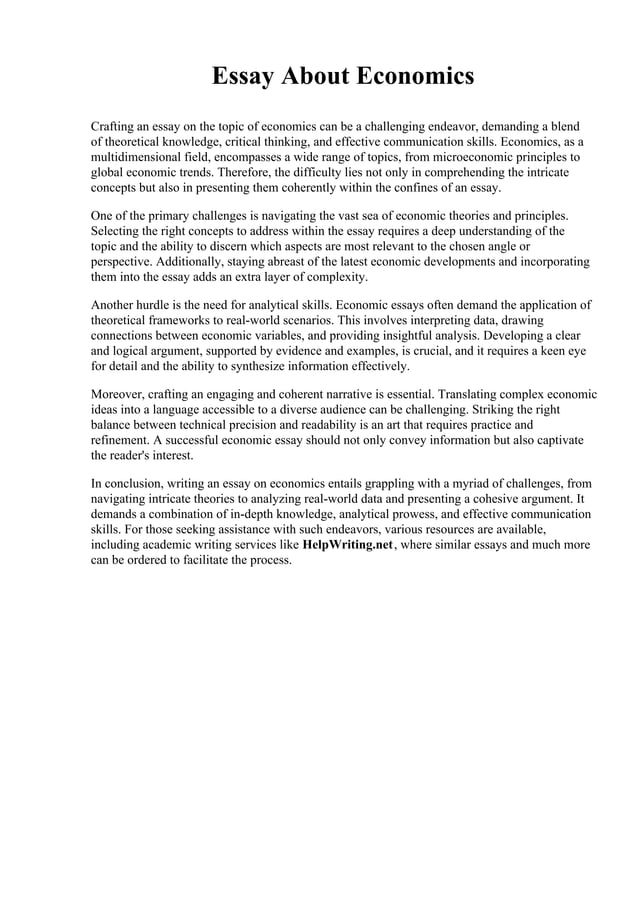 Essay About Economics.pdf