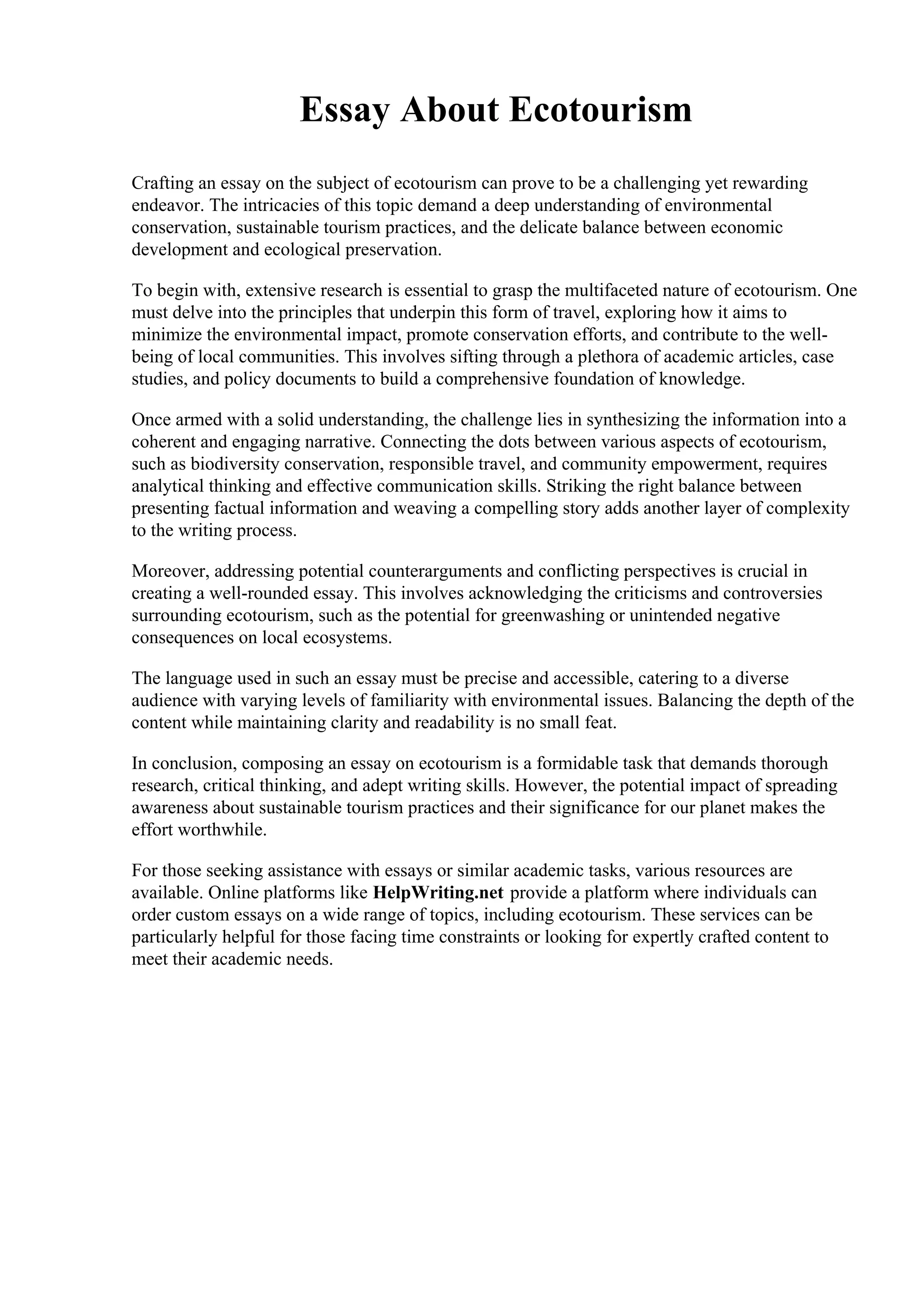 Essay About Ecotourism.pdf