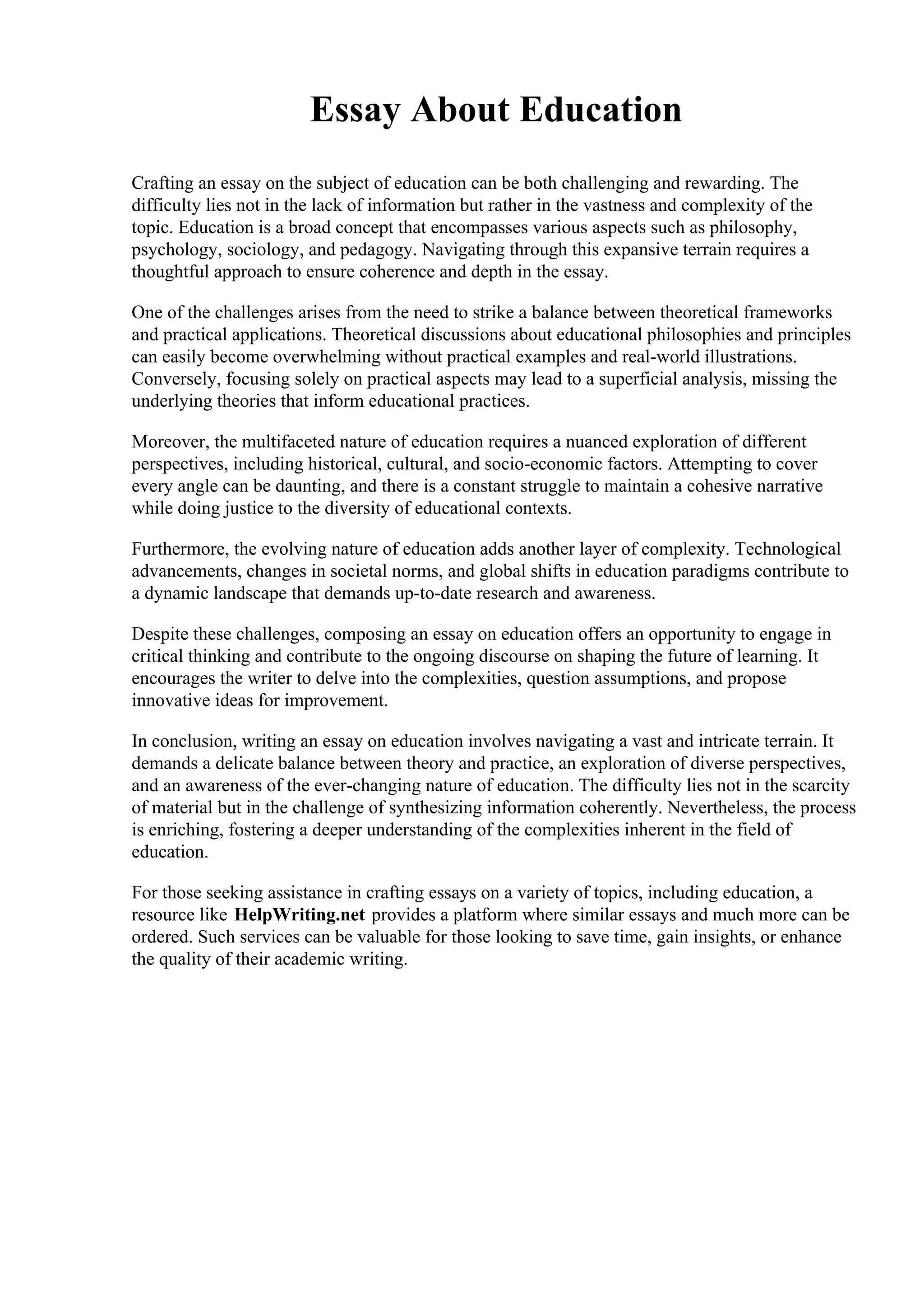 Essay About Education.pdf