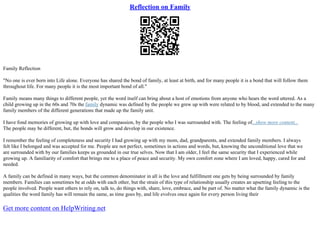 Essay About Family Today | PPT