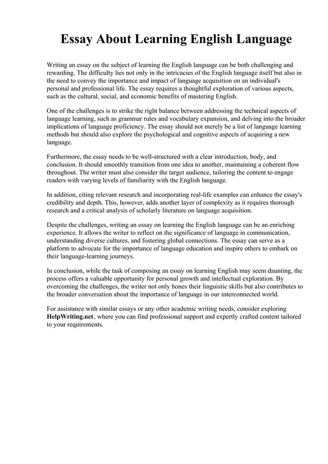 Essay About Learning English Language.pdf