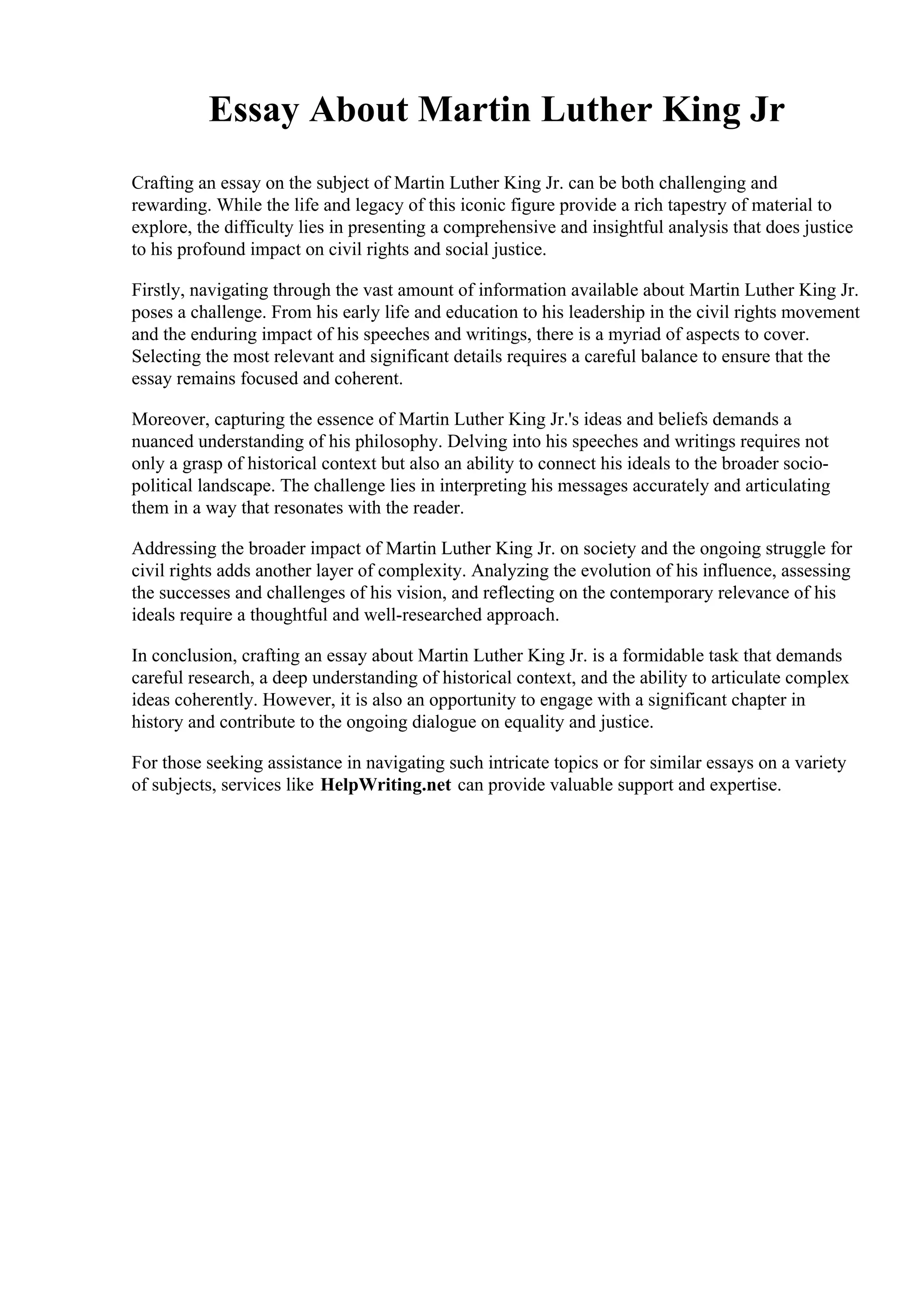 Essay About Martin Luther King Jr.pdf