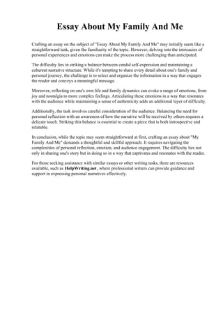 Essay About My Family And Me.pdf