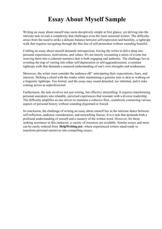 Essay About Myself Sample.pdf