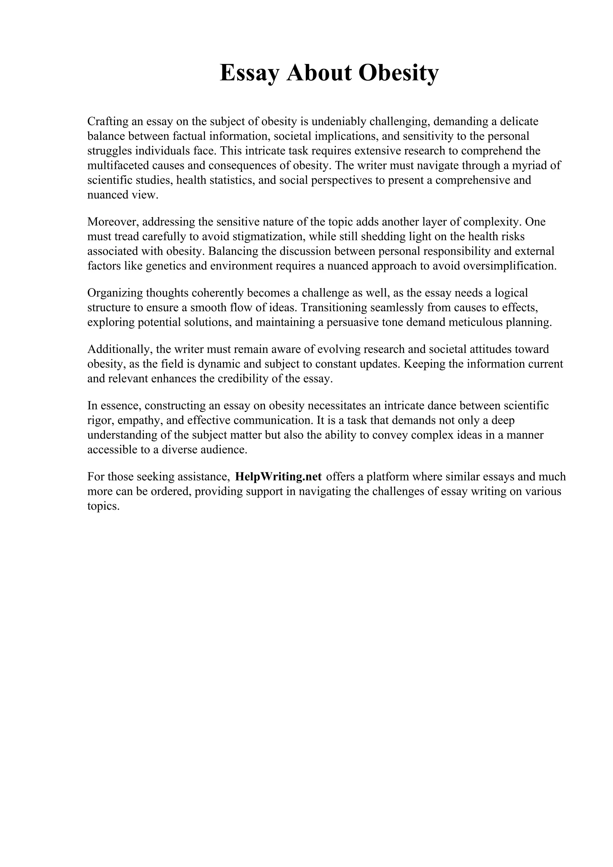 Essay About Obesity.pdf