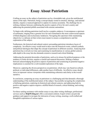 Essay About Patriotism.pdf