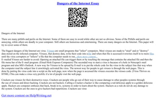 Essay About Surfing The Internet | PDF