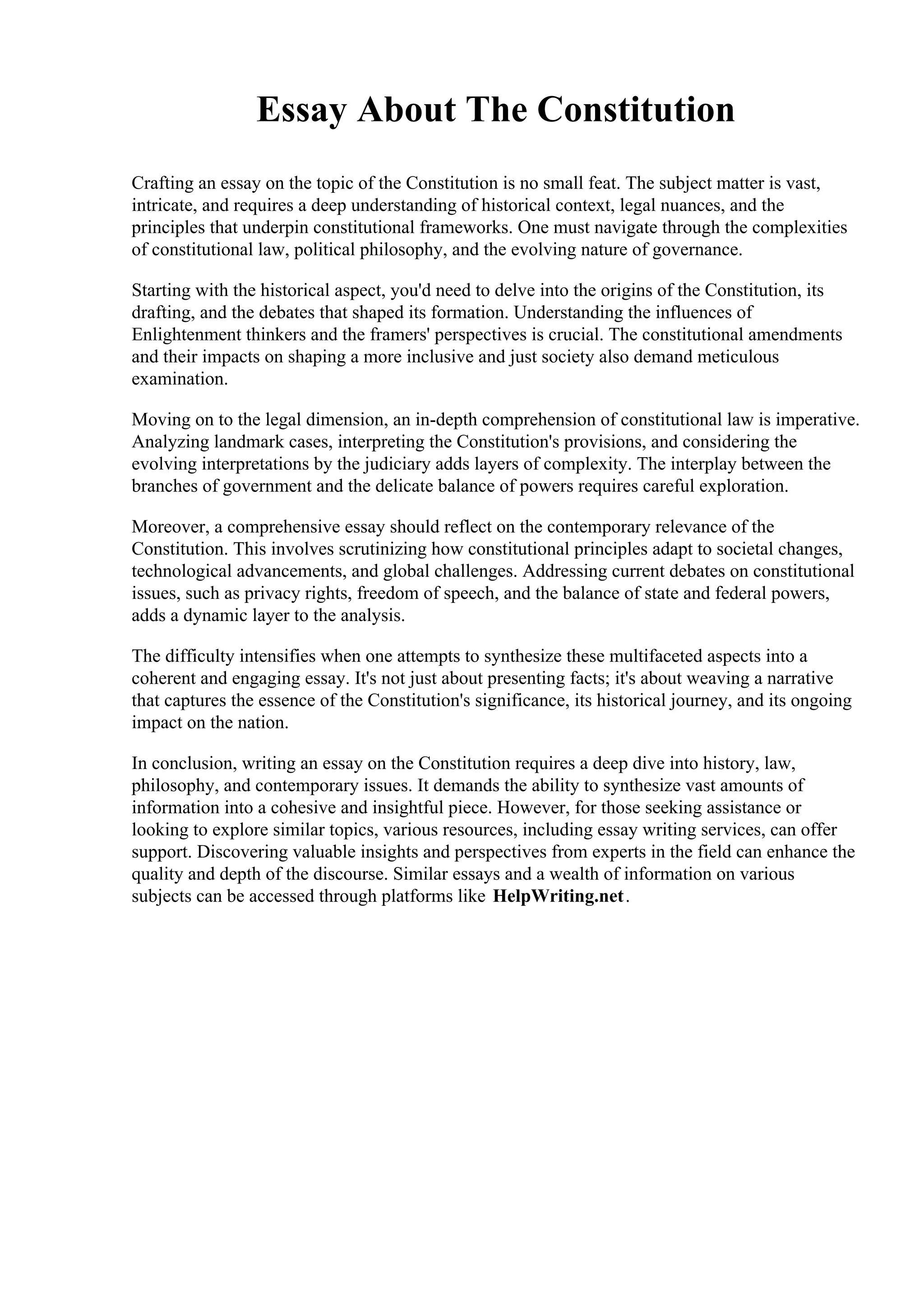 Essay About The Constitution.pdf