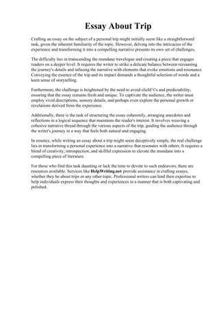 Essay About Trip.pdf