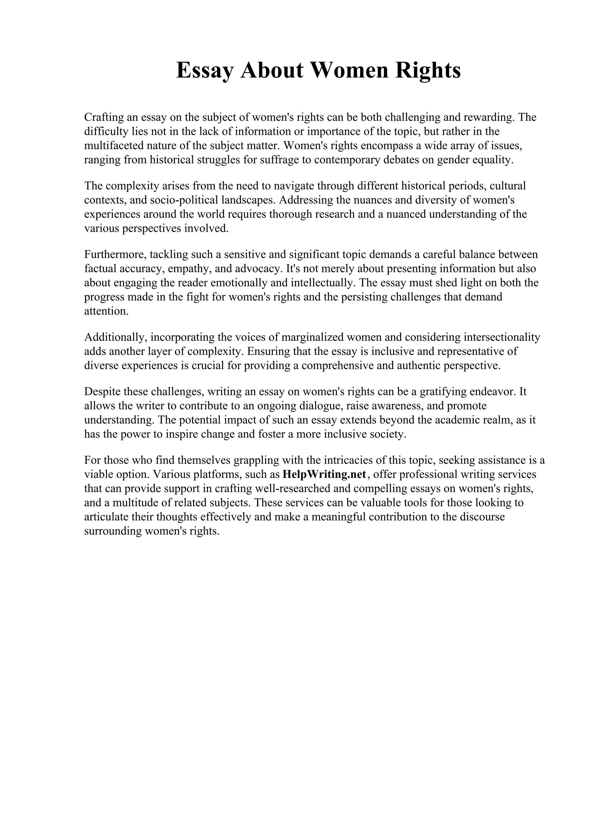 Essay About Women Rights.pdf