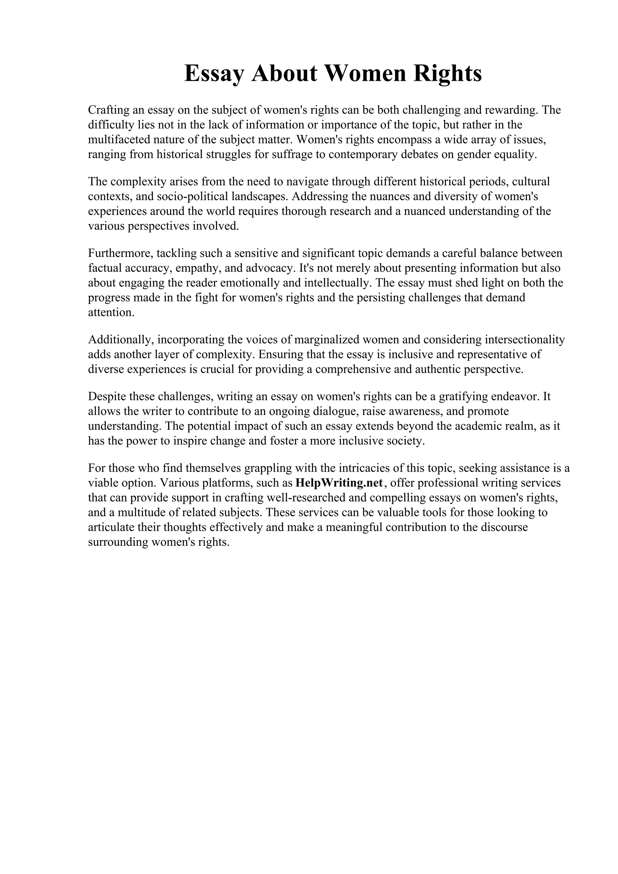 Essay About Women Rights.pdf