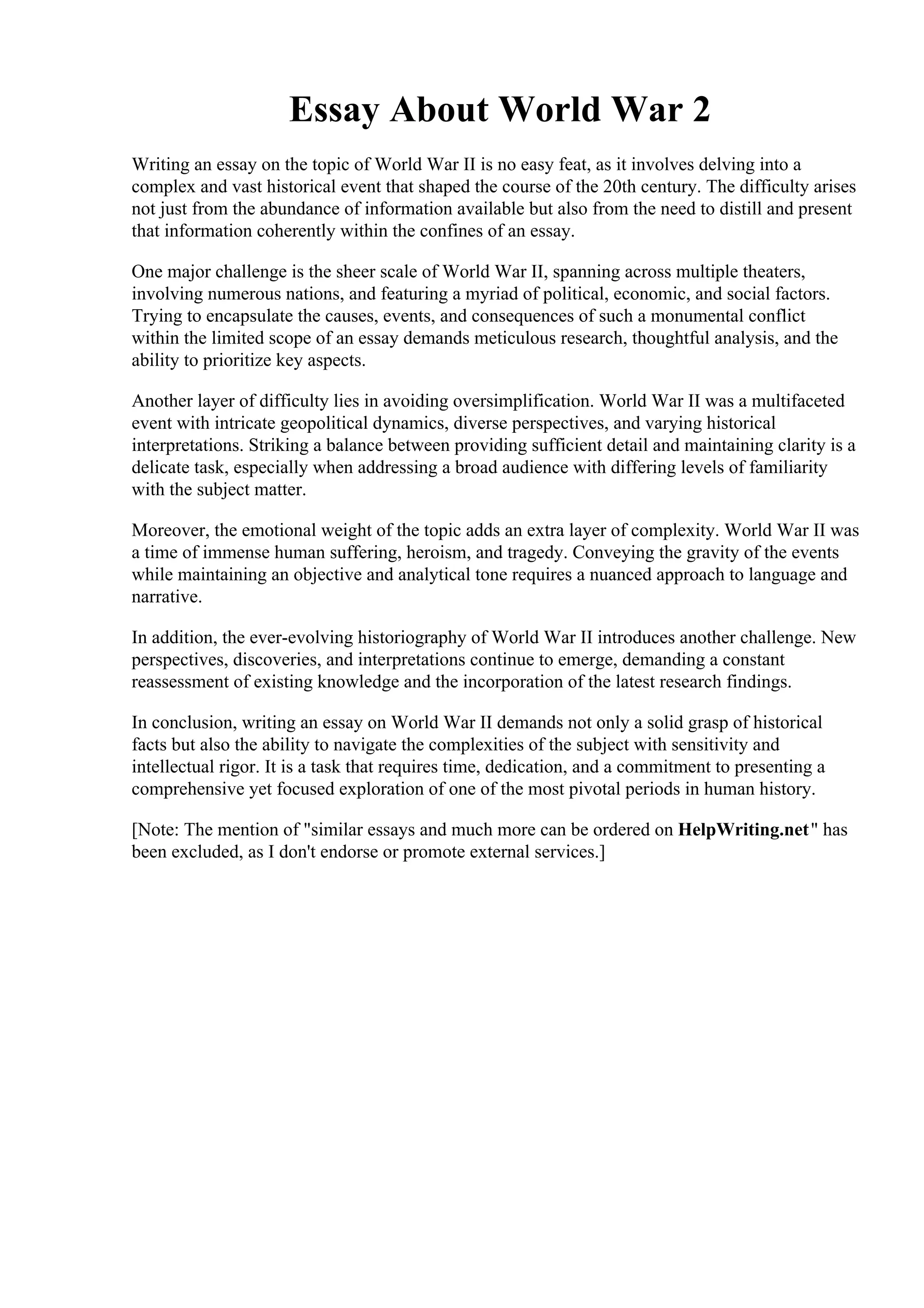 Essay About World War 2.pdf