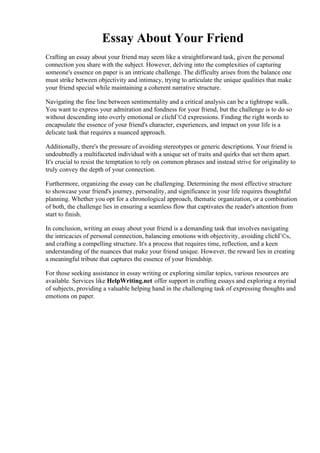 Essay About Your Friend.pdf