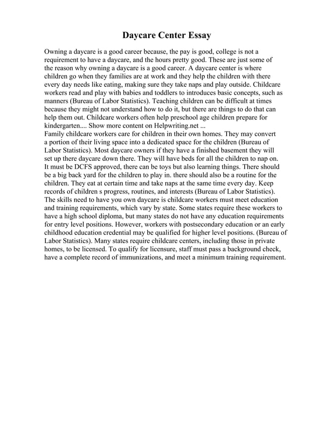 Essay About Yourself Examples | PDF