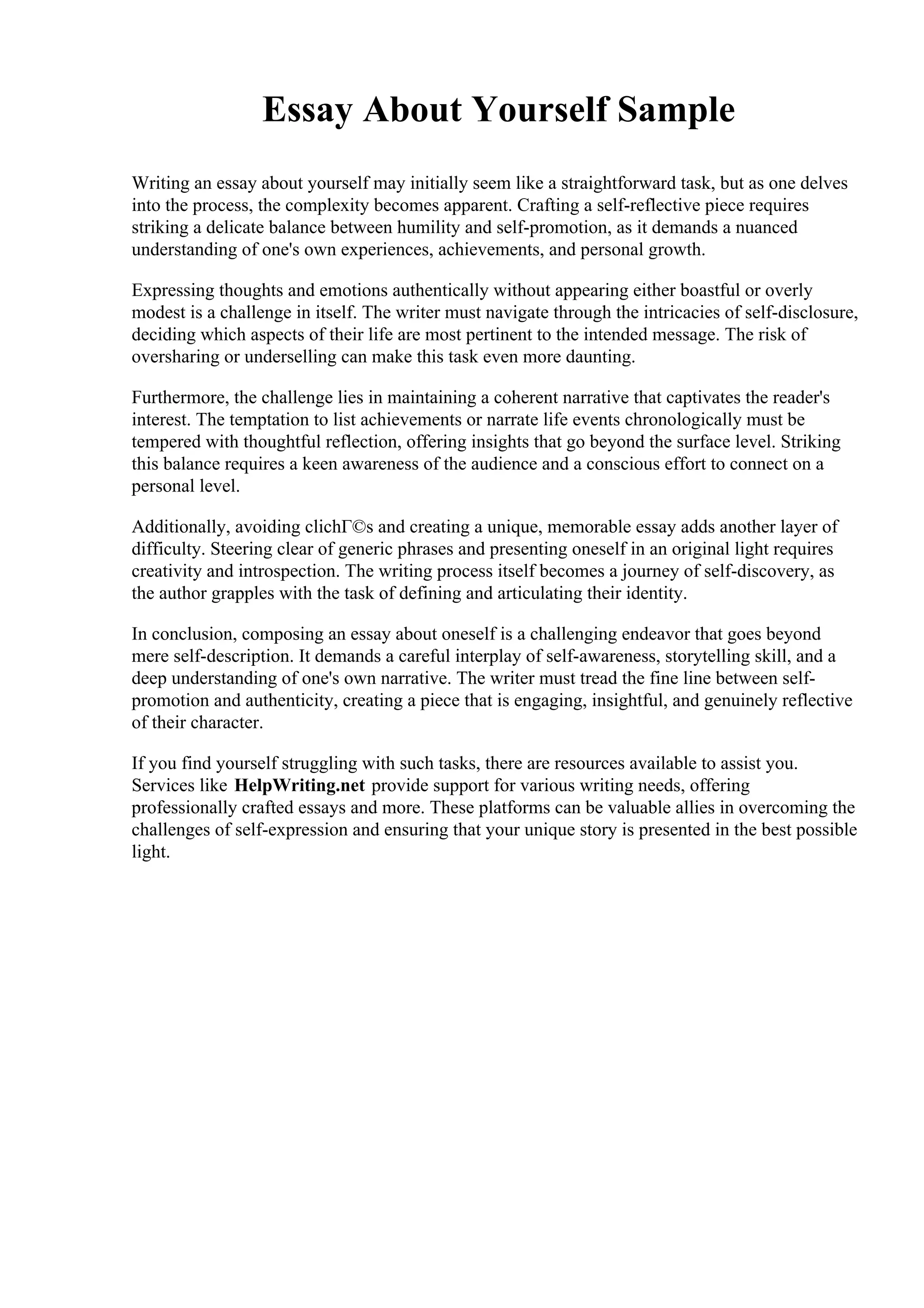 Essay About Yourself Sample.pdf