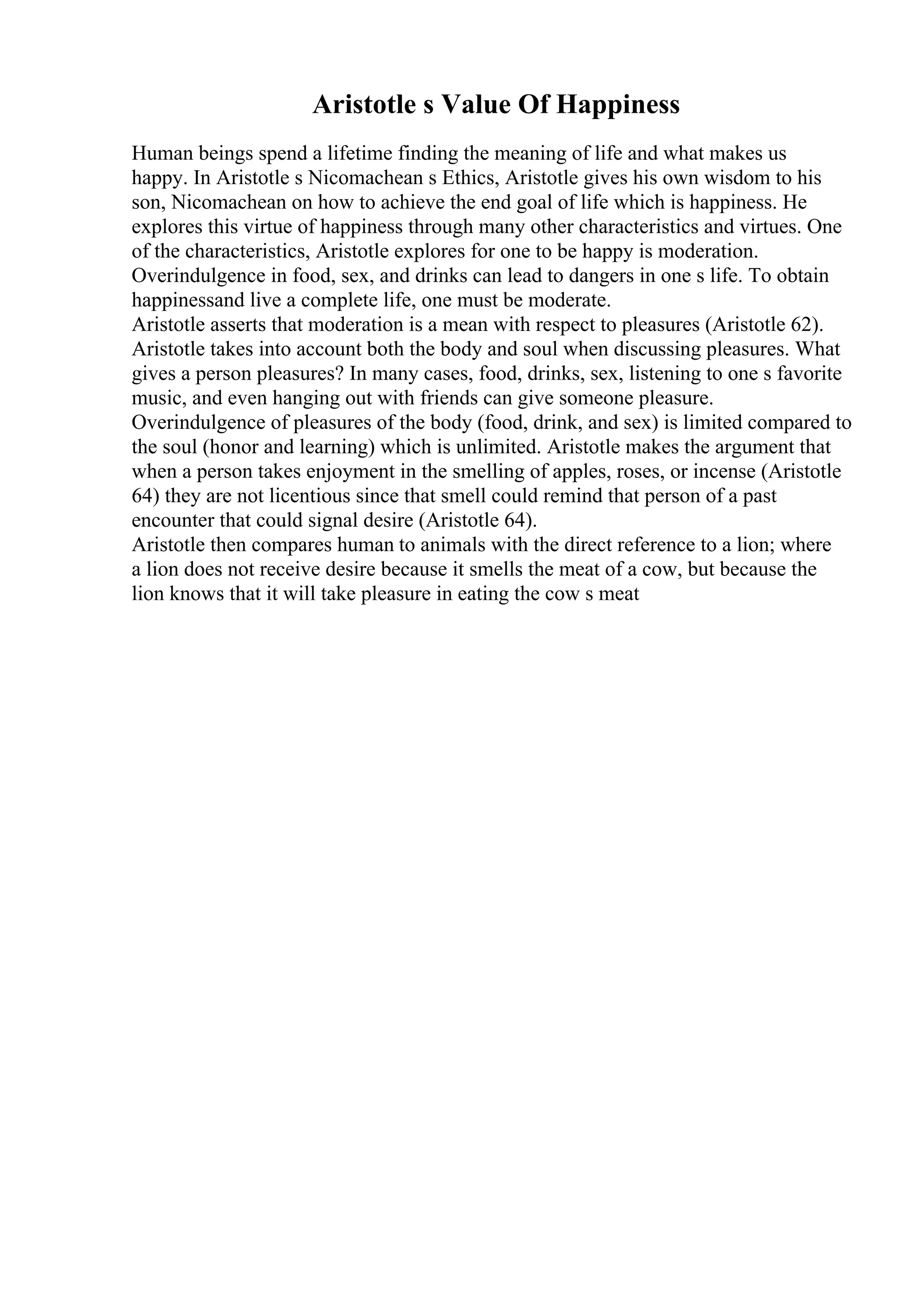 Essay Abstract Example | PDF