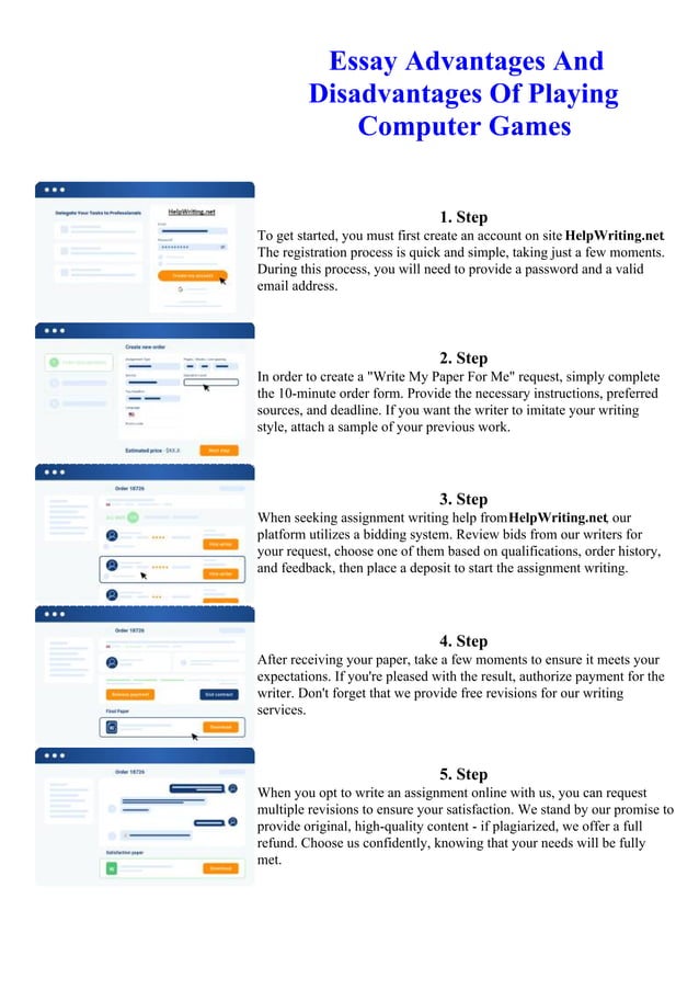 Essay Advantages And Disadvantages Of Playing Computer Games | PDF