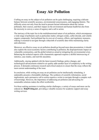 Essay Air Pollution.pdf