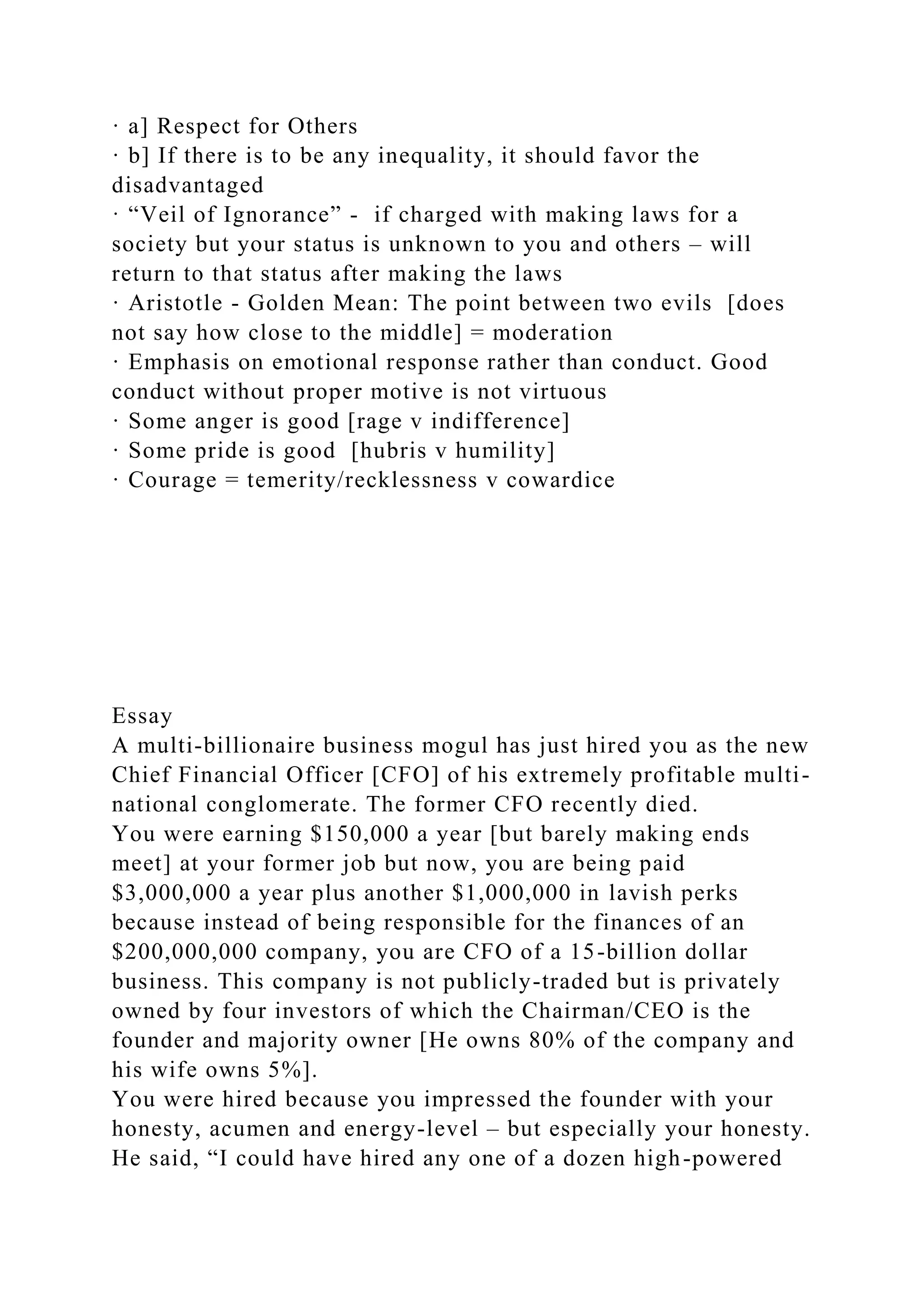 EssayA multi-billionaire business mogul has just hired you as th.docx