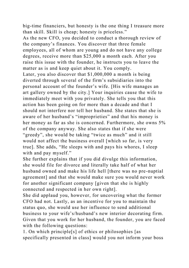 EssayA multi-billionaire business mogul has just hired you as th.docx